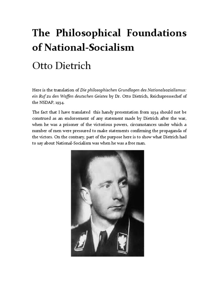 Foundations of National-Socialism Explained | PDF | Immanuel Kant | Thought