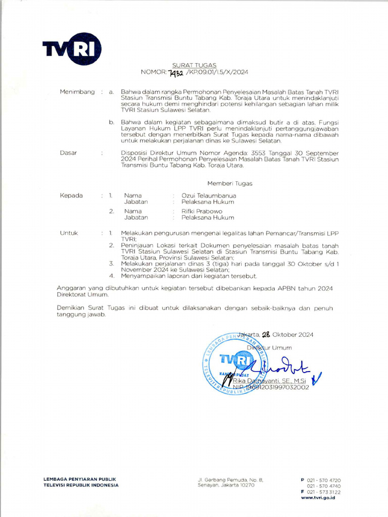 ST Toraja 20241029-1 | PDF