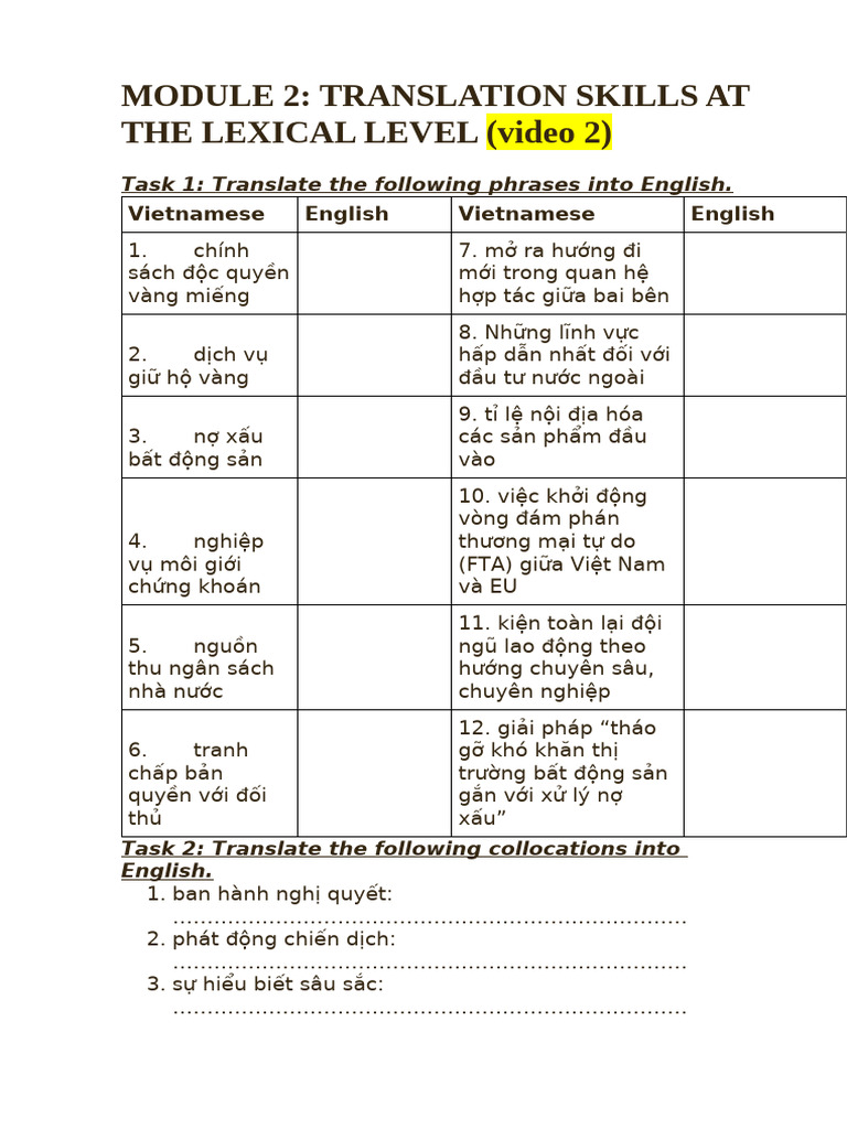 Module 2 - Video 2 | PDF
