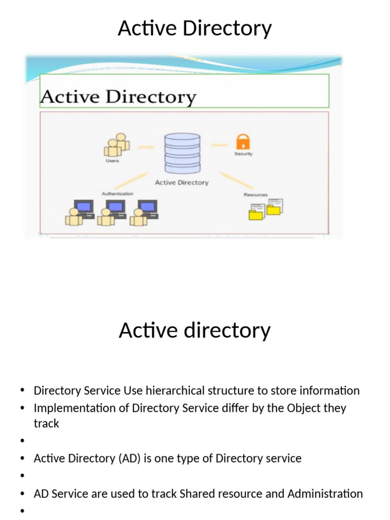 Active Directorylecture2 | PDF | Art