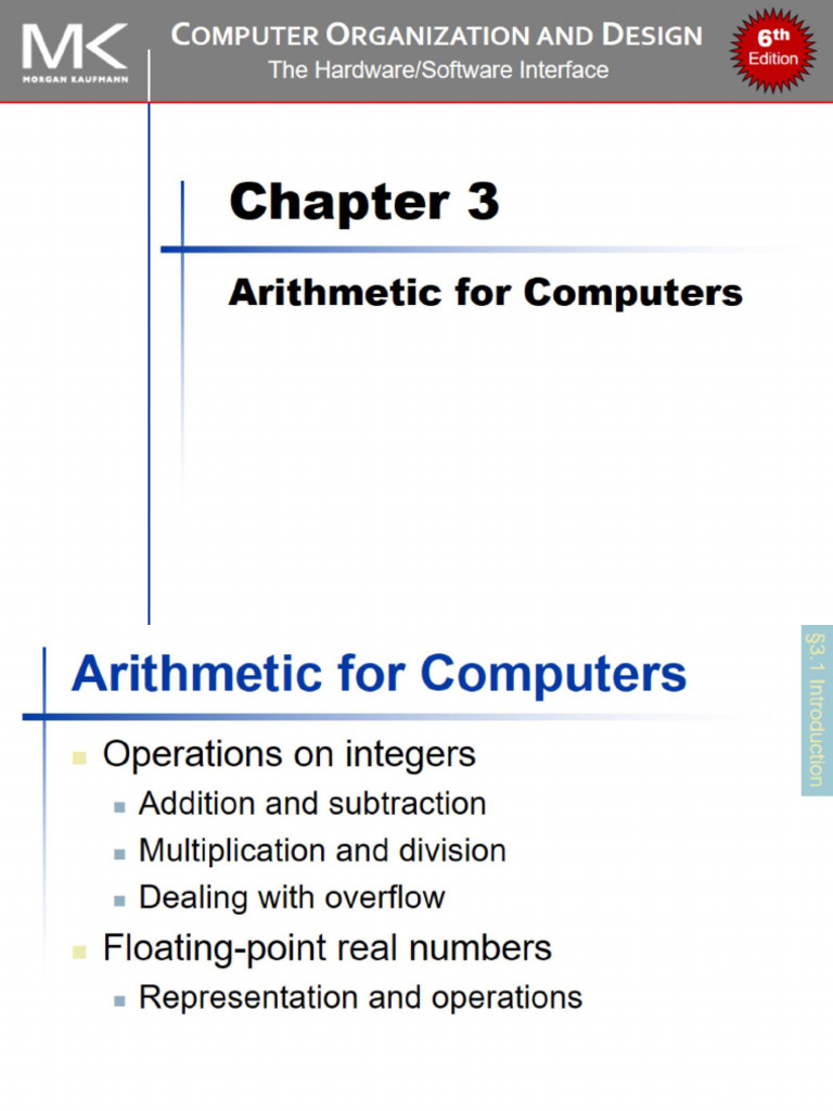L5 Arithmetic (Ch3) Class | PDF