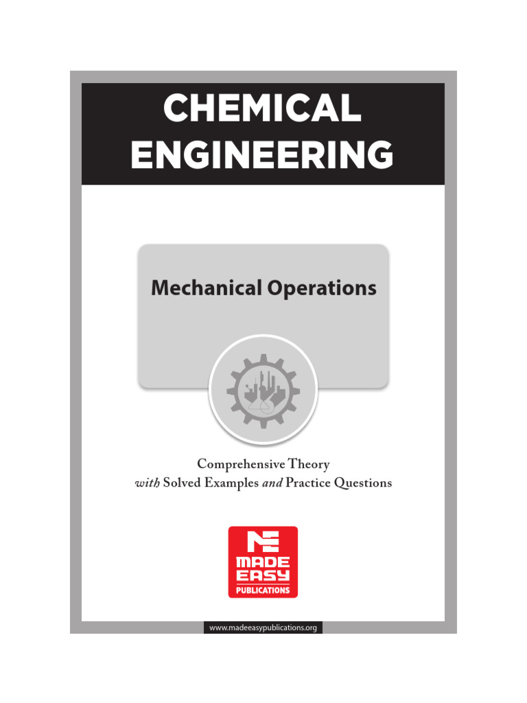 Mechanical Operations | PDF | Filtration | Unit Operations
