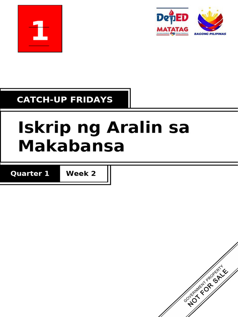 Co 2024 LS G1 Cuf Makabansa Q1 W2 | PDF