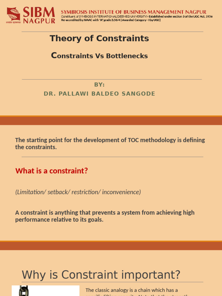 What Is A Constraint | PDF | Business | Business Process