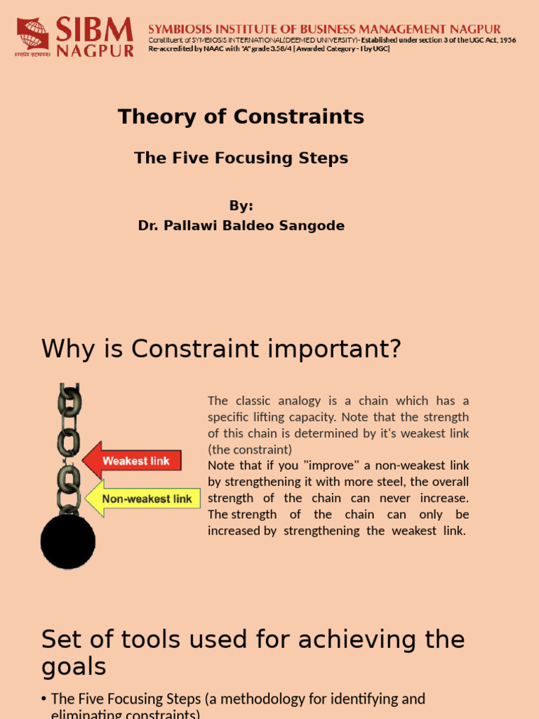 Understanding the Five Focusing Steps | PDF | Organizational Behavior ...