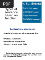 Types of Sentences Grade 3 | PDF