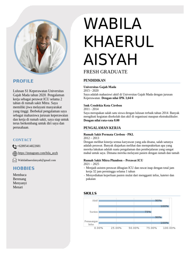 CV Wabila Khaerul Aisyah | PDF
