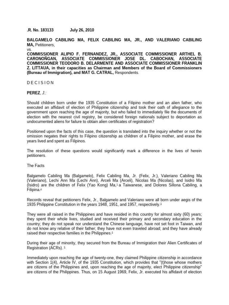 CONSTI | PDF | Naturalization | Citizenship