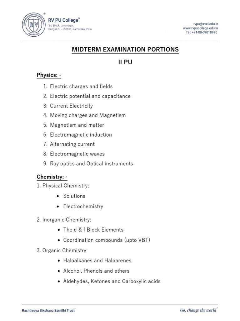 II PU Midterm Examination Portions | PDF | Amplifier | Transistor