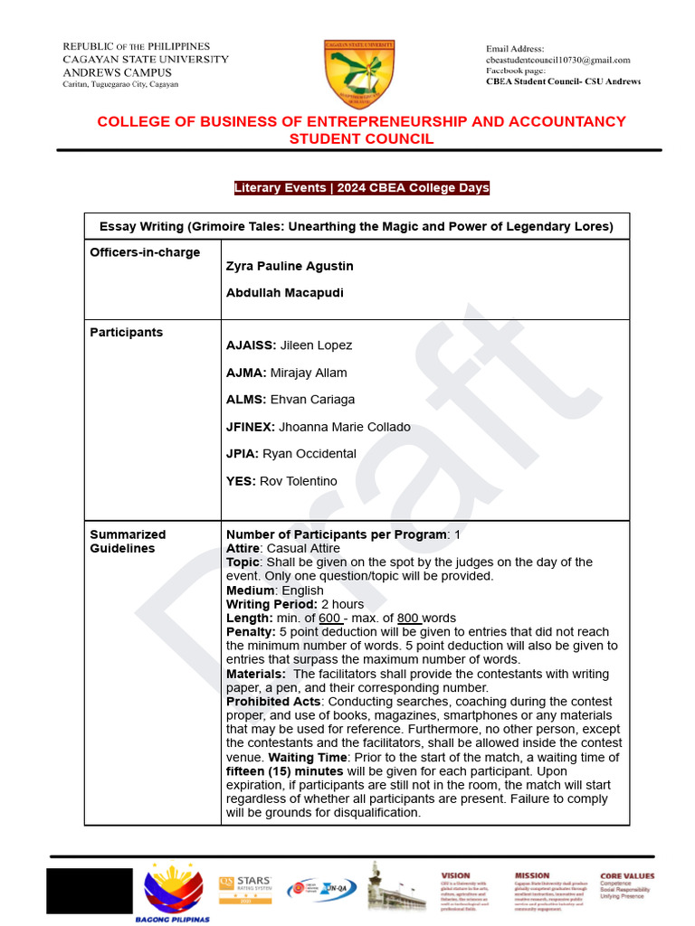 Lit-Events-24 For Deate | PDF | Linguistics