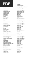 One4all Retail List | PDF | Retail Companies | Retailing