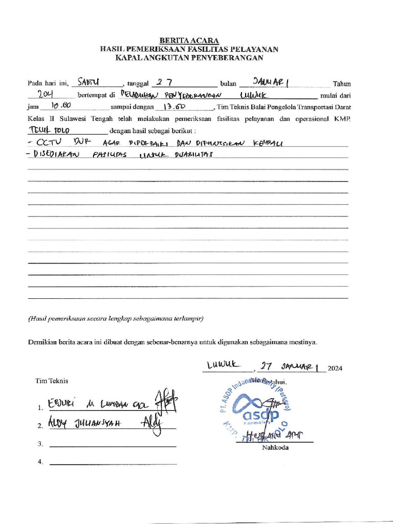Ba SPM Teluk Tolo 27 Jan 24 | PDF