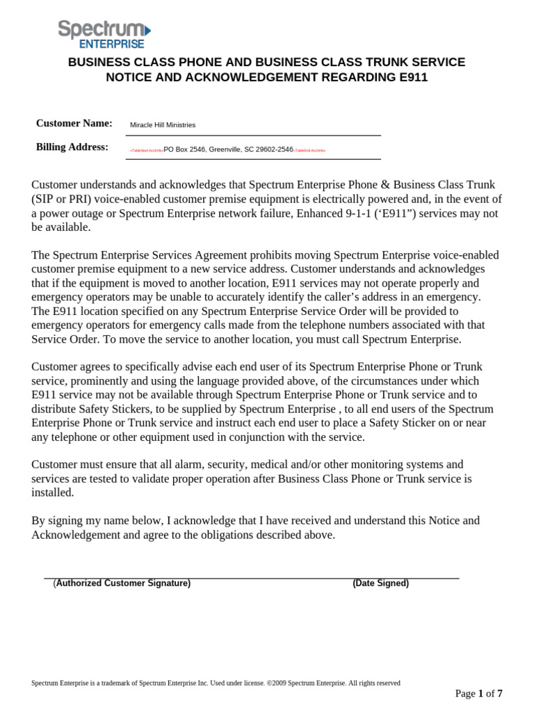 Spectrum LOA | PDF | Telecommunications | Telephony