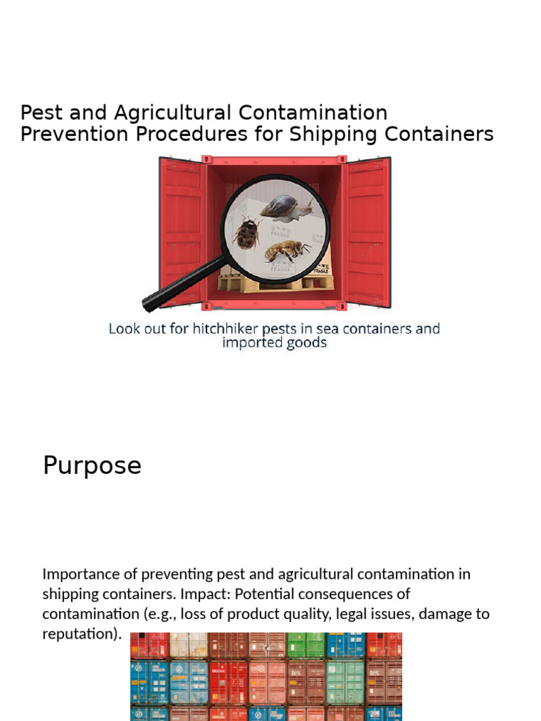 Pest Agricultural Contamination Bilingual Training | PDF | Wellness ...