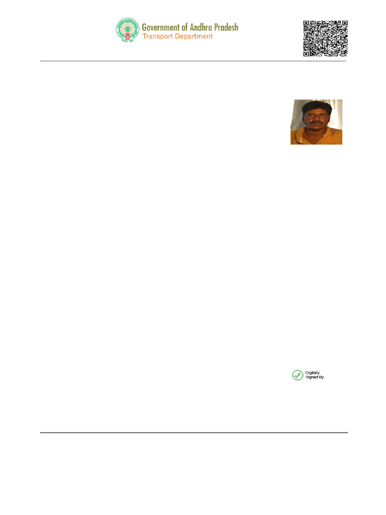 Form 6 Driving Licence 6206/1999 | PDF