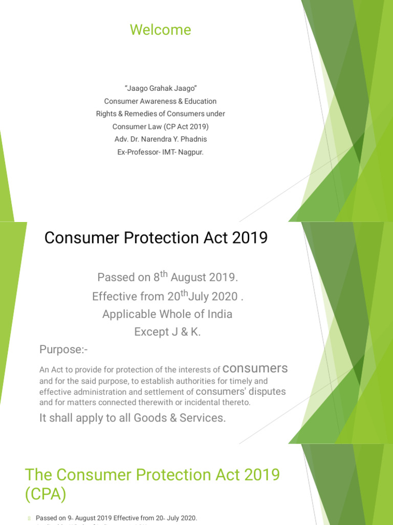 Consumer Act 2019 & NIA Act 1881 | PDF | Negotiable Instrument | Cheque