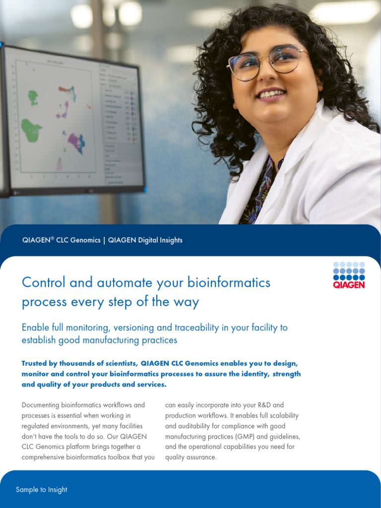 Easily Incorporate Bioinformatics Into Your GMP | PDF | Bioinformatics ...