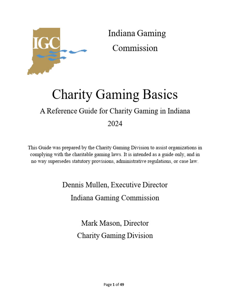 Charity Gaming Basics | PDF | Credit Card | Payments
