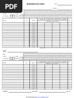 Quiz Score Sheet Template | PDF | Quiz Games | Learning