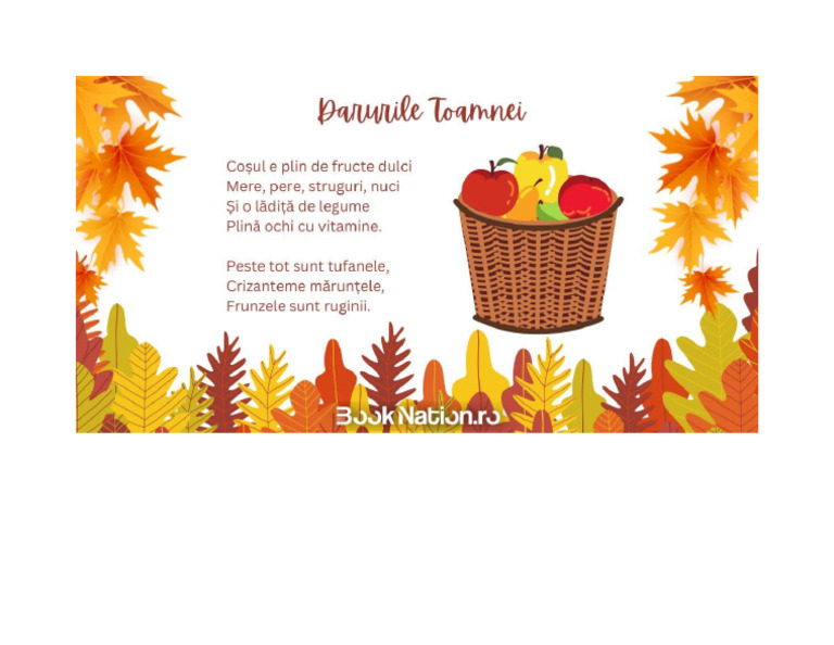 Darurile Toamnei | PDF