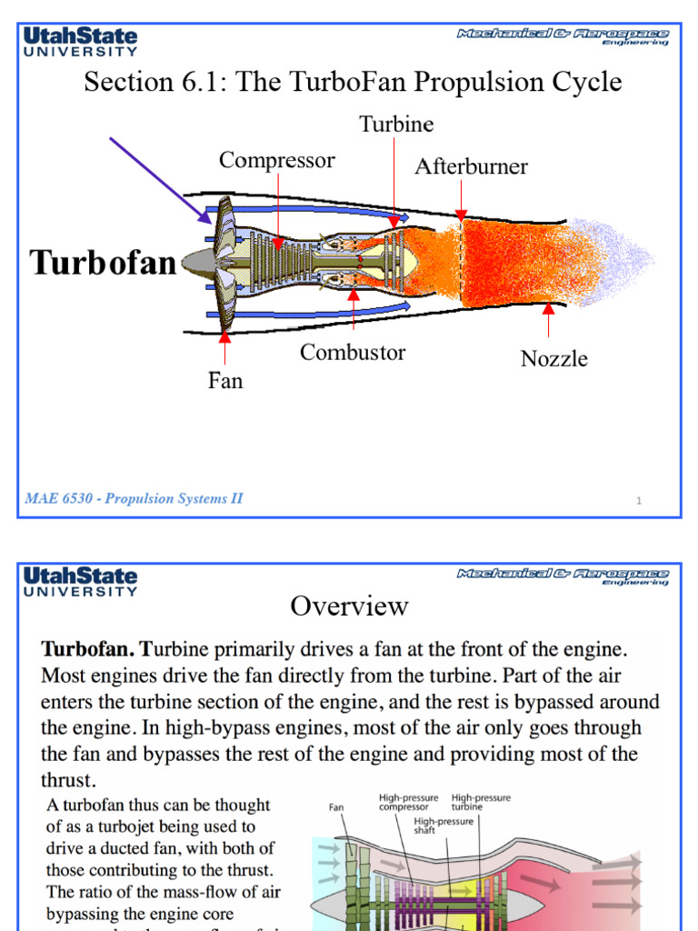 Turbofan Engine Overview and Efficiency | PDF | Jet Engine | Engines