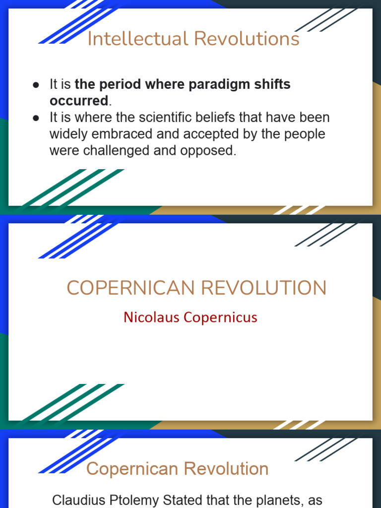 Key Intellectual Revolutions Explained | PDF | Id | Heliocentrism
