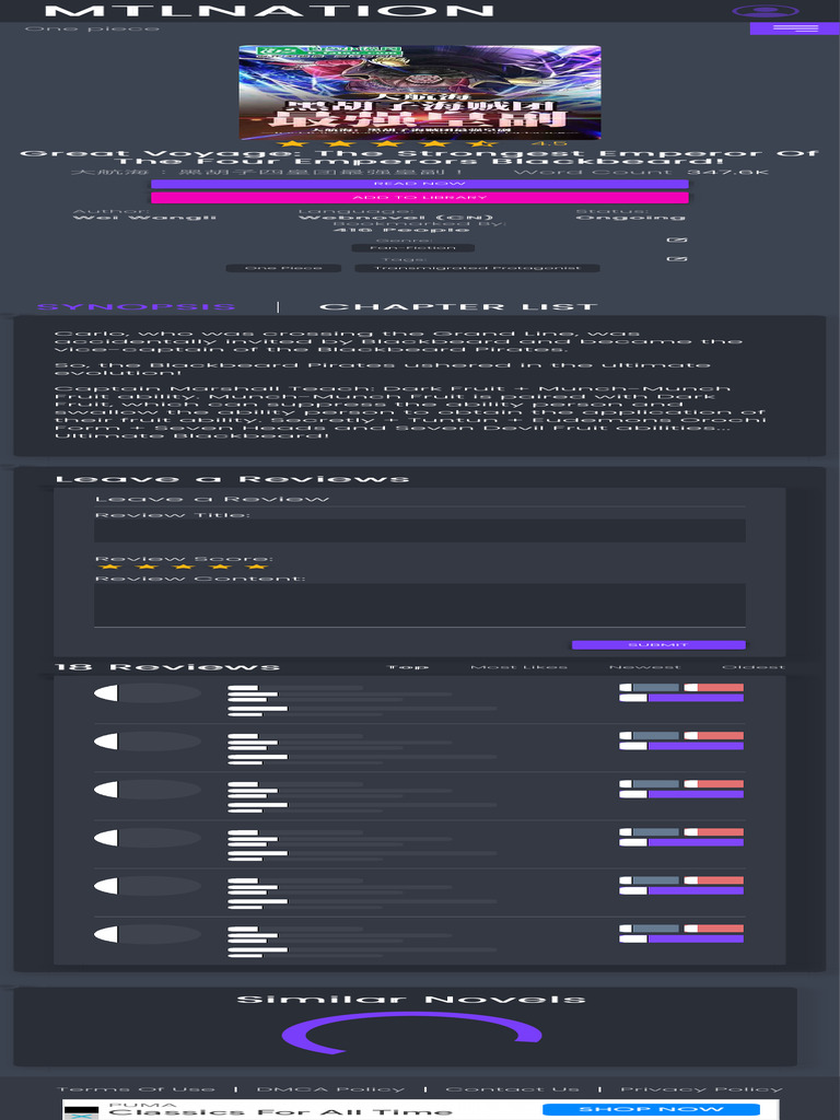 Chapter 1 I Go, Bragging Was Heard by Blackbeard! - MTLNATION | PDF