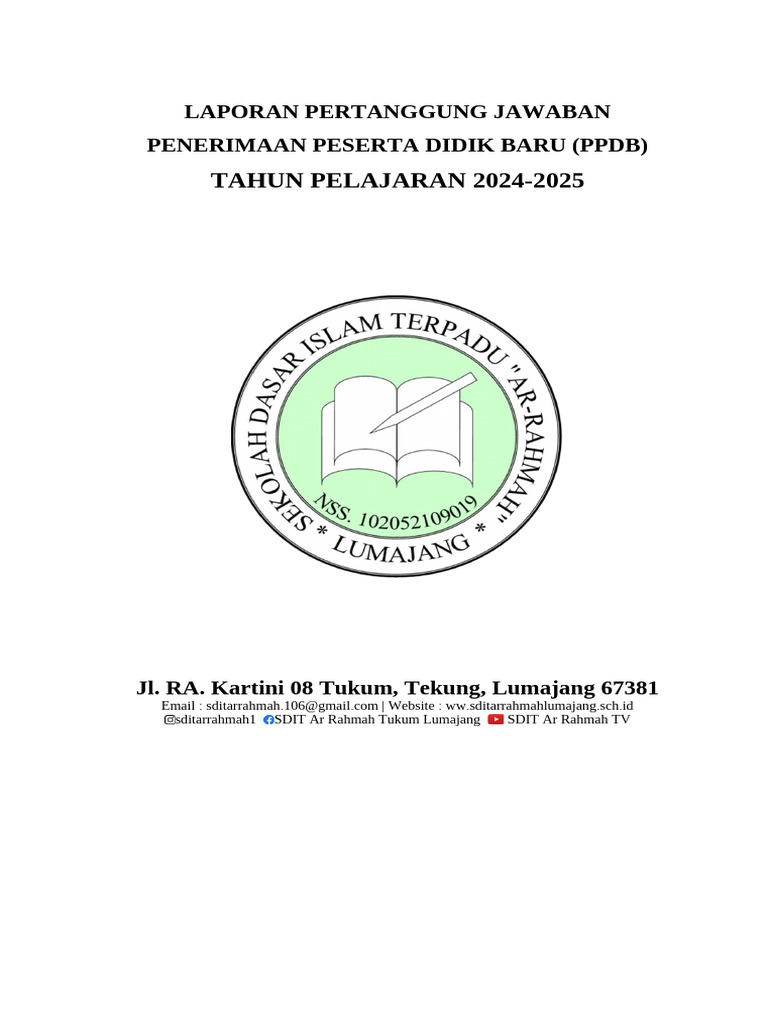 LPJ PPDB 2024 - 2025 Fiks Dunia Akhirat | PDF