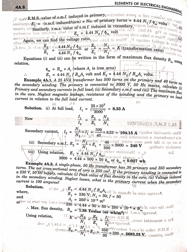 3 Unit Transformer Numerical | PDF