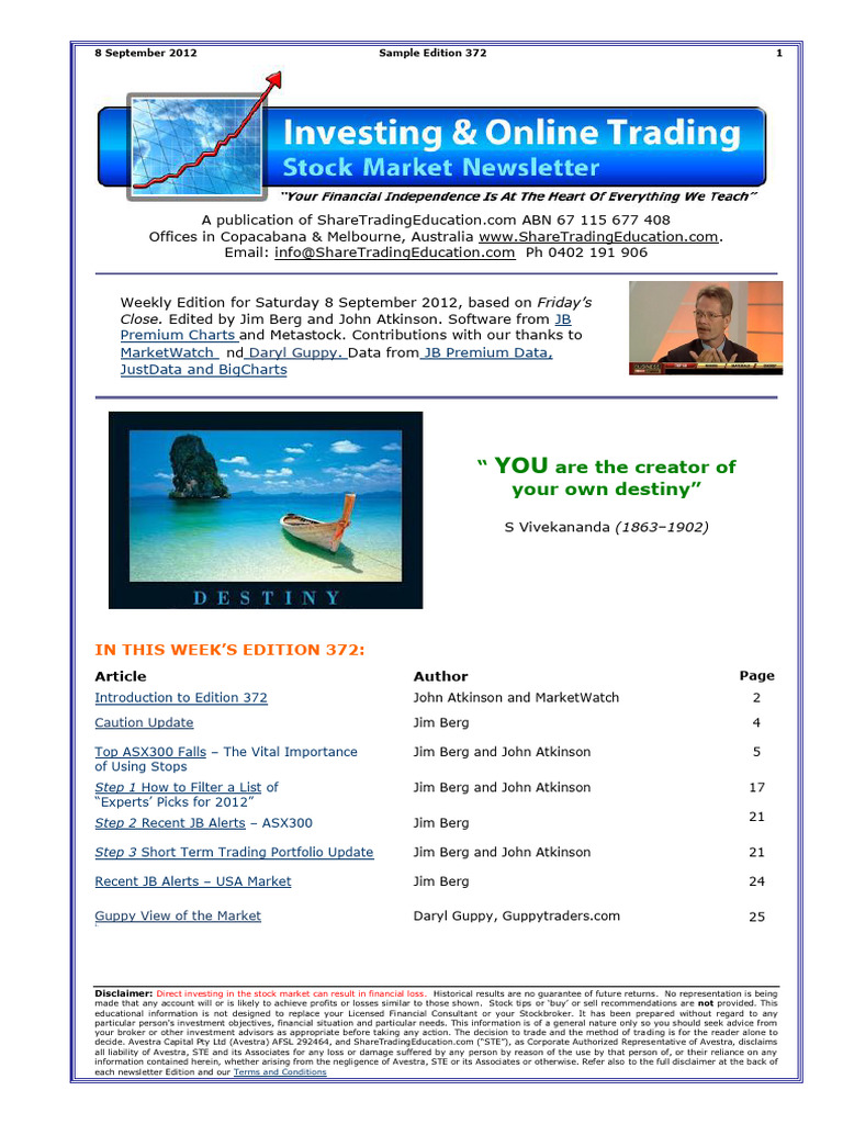 Guppy View of The Market by Daryl Guppy (PDFDrive) | PDF | Disclaimer ...
