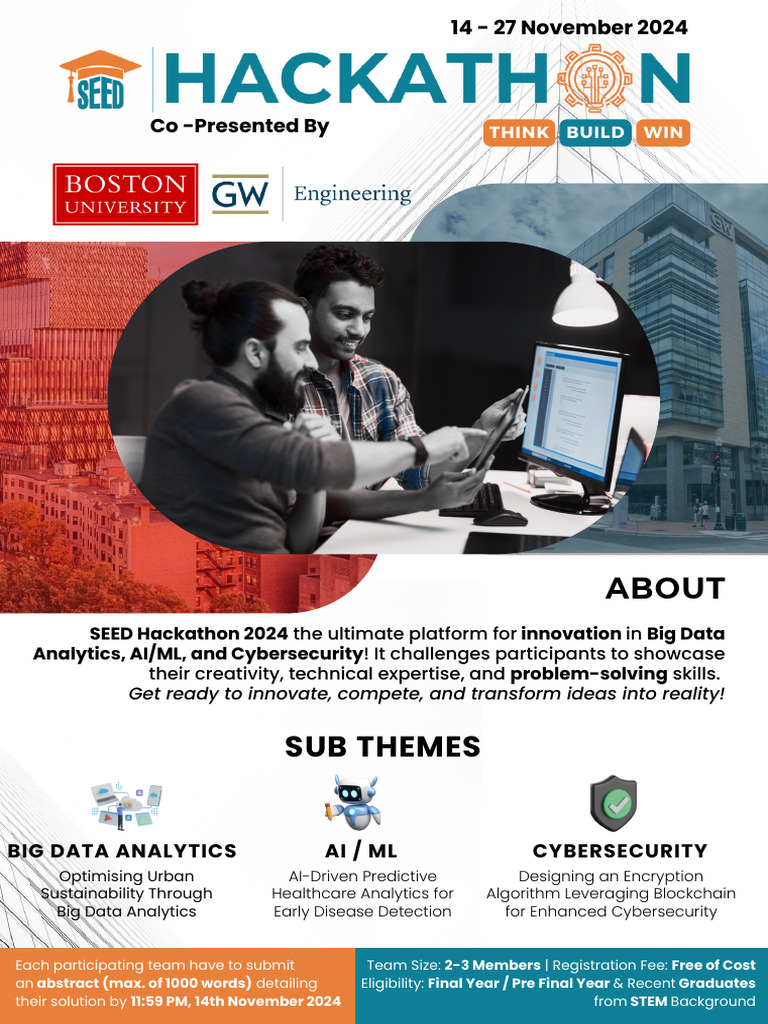SEED Hackathon Brochure 2024 | PDF | Cognition | Information Technology Management