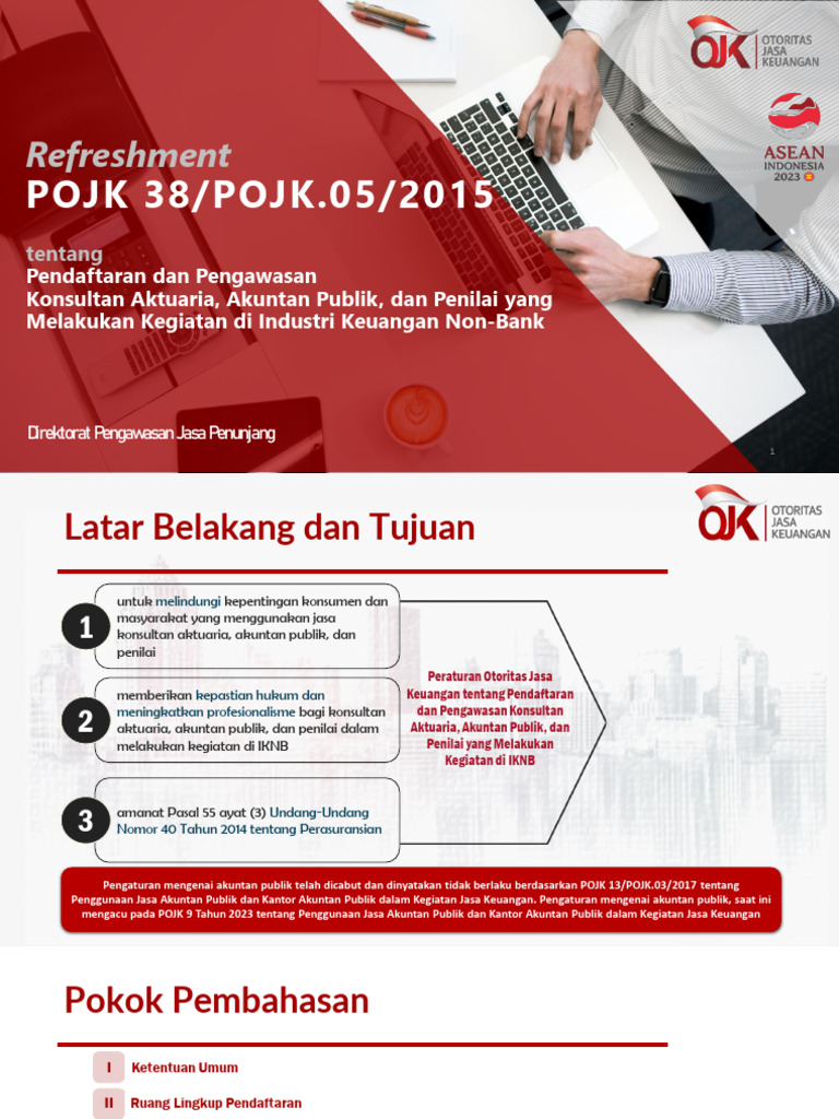 Refreshment POJK 38 2016 | PDF