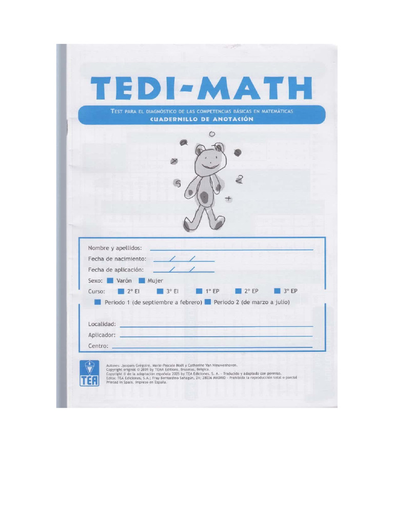 Tedi-Math Practica | PDF