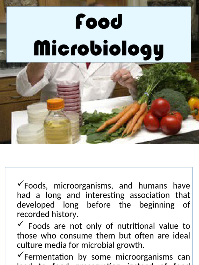 Food Microbiology | PDF | Decomposition | Food Preservation