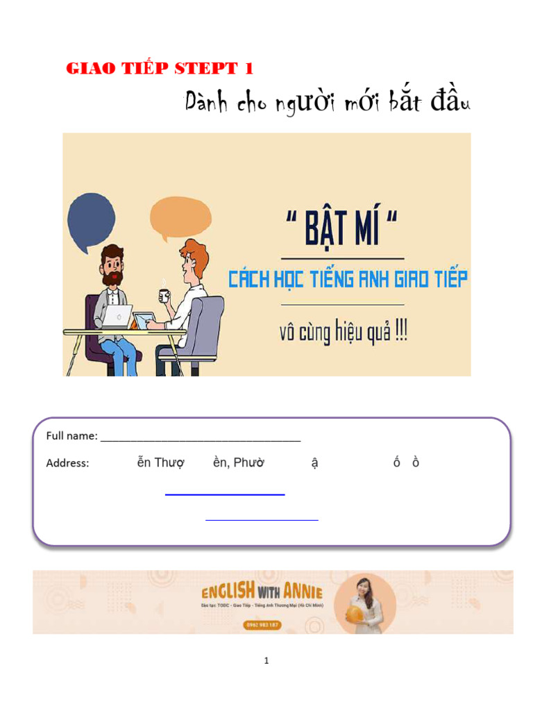 English Communication Step 1 (Official) | PDF
