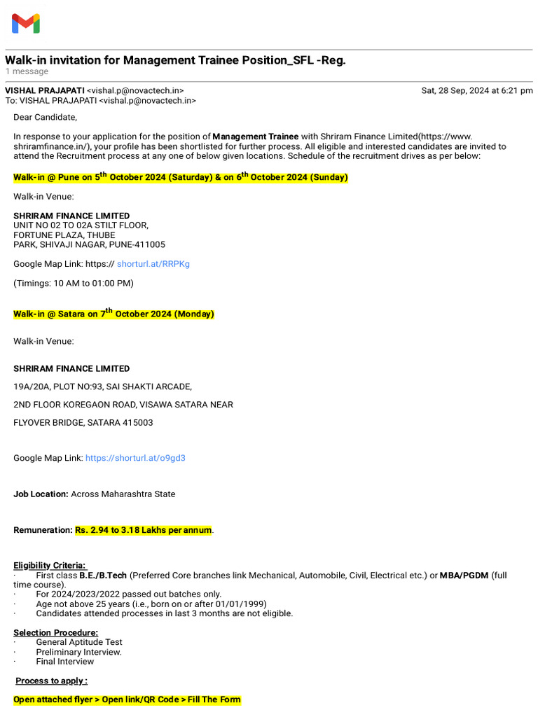 Gmail - Walk-In Invitation For Management Trainee Position - SFL - Reg ...