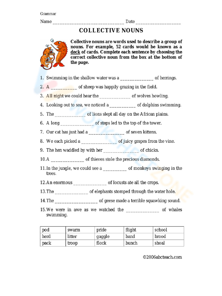 Collective Nouns | PDF