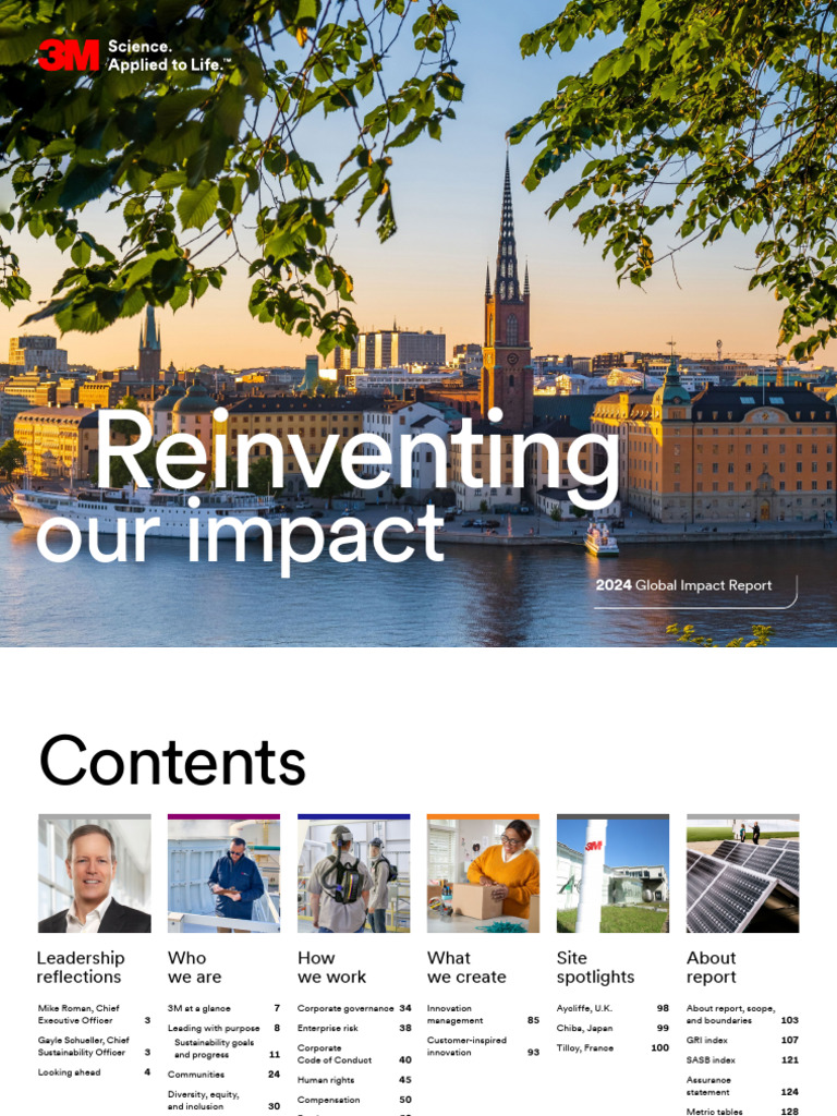 3m Global Impact Report 2024 | PDF | Sustainability | Climate Change ...
