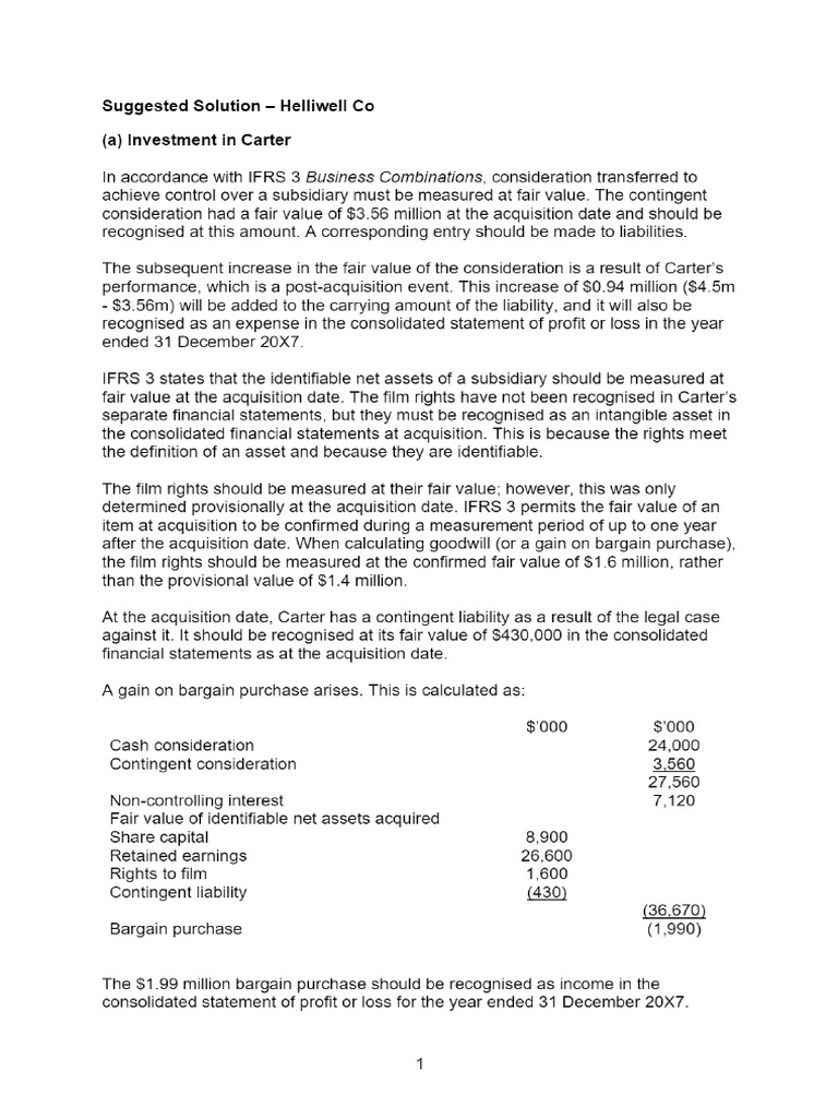 SBR Mock 2 - Solutions | PDF