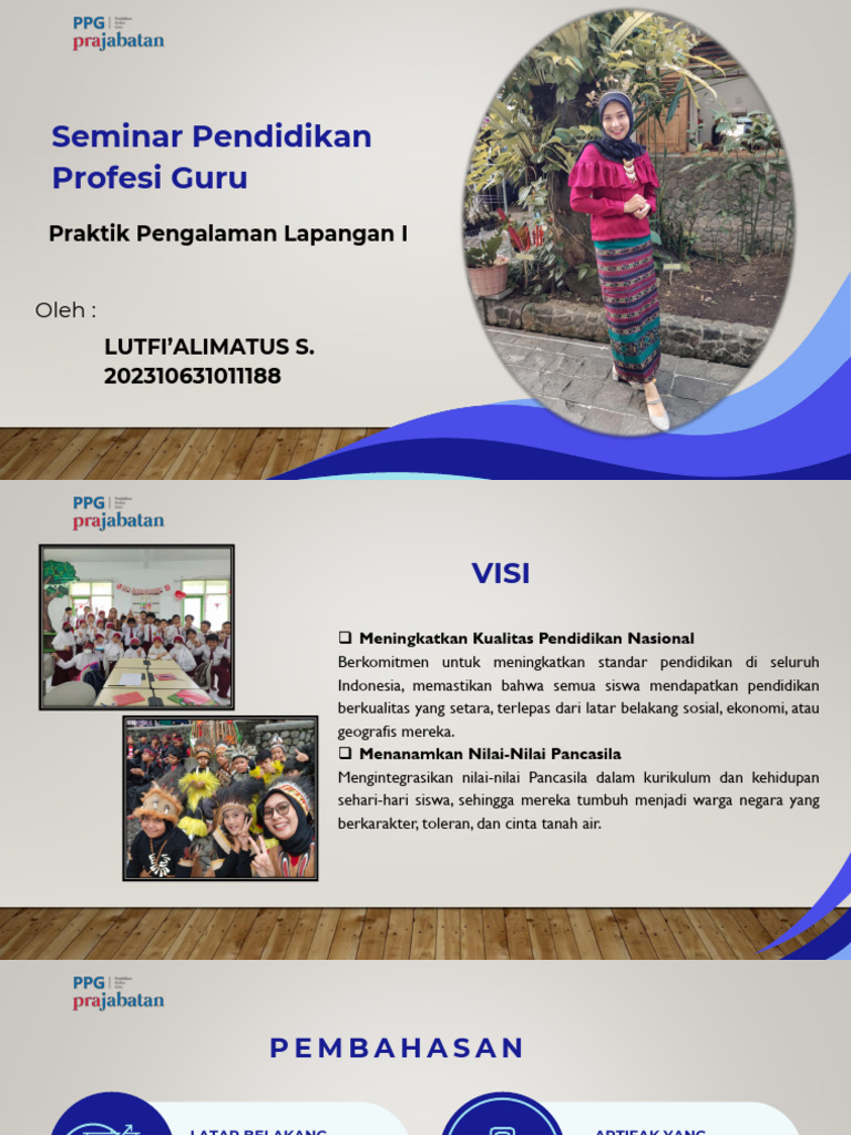 Seminar PPG - Lutfi'alimatus S | PDF
