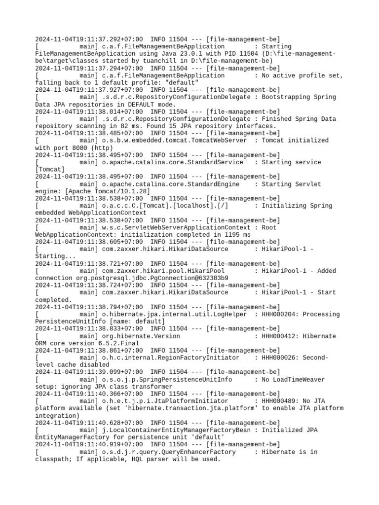 log | PDF | Software | Data Management Software