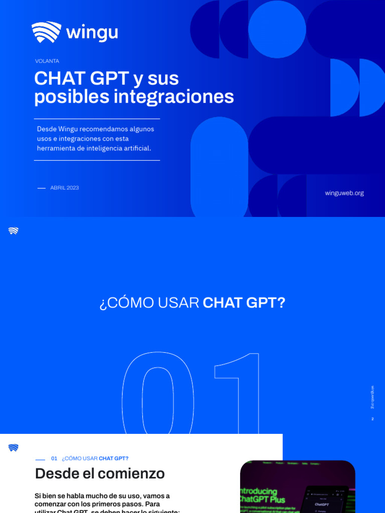 Chat GPT y Posibles Integraciones | PDF | Chat en linea | Inteligencia artificial