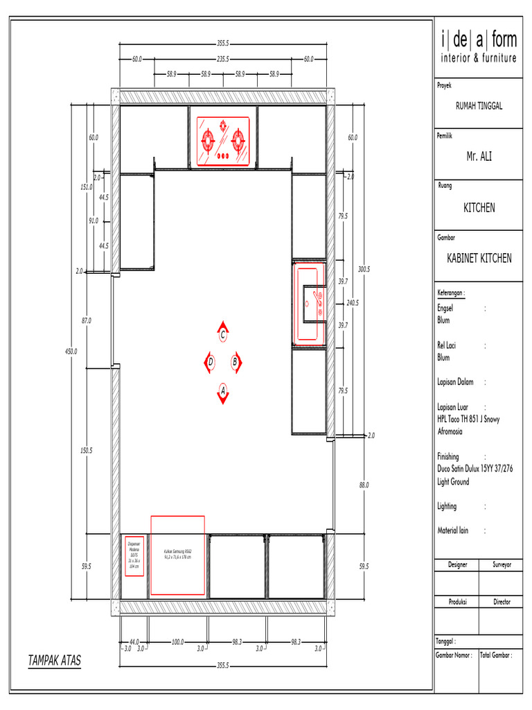 Gambar Kerja Kitchen-2 | PDF