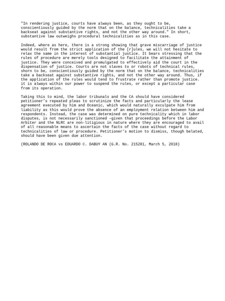 Technicality Not Sanctioned | PDF