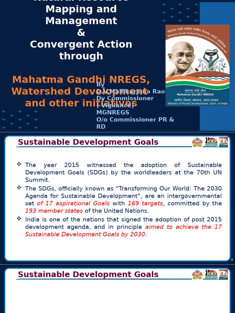 Restoration of Water Bodies & Construction of RWH and Recharge ...