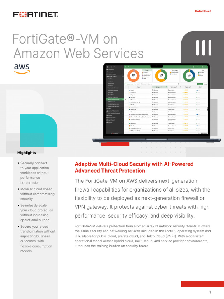 FortiGate VM AWS (4) | PDF | Security | Computer Security FortiGate VM AWS (4) | PDF | Security | Computer Security