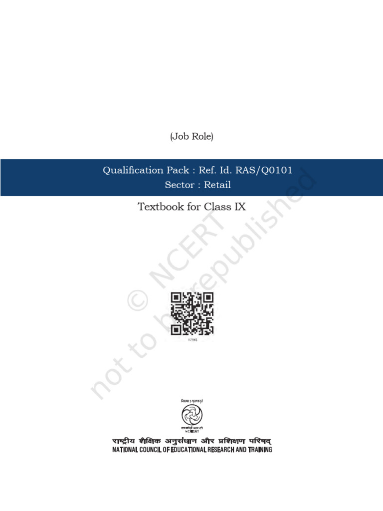 Retail Store Operations Assistant English Class 9 | PDF | Retail ...
