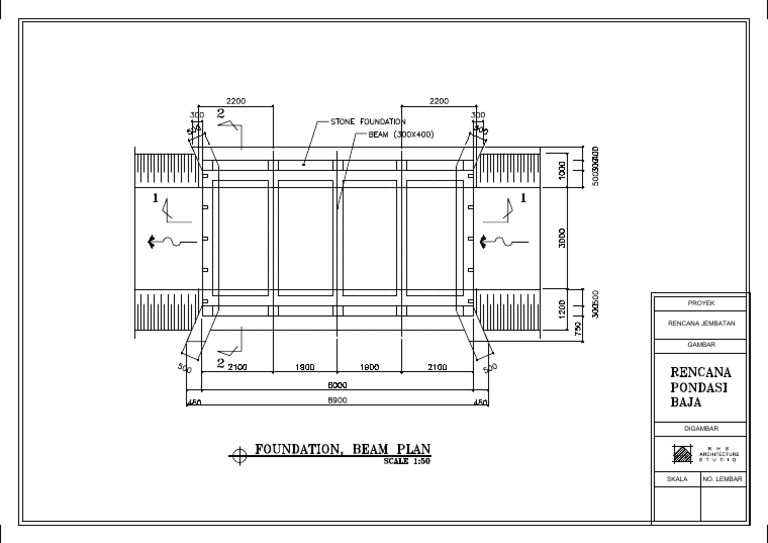 Desain Jembatan 2-Model | PDF
