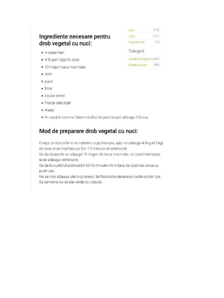 Drob Vegetal Pdf