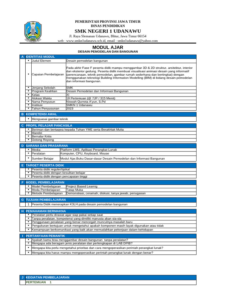 Modul Ajar Dpib Fase F | PDF